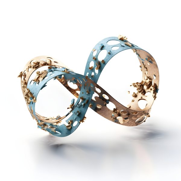 Rendered abstract infinity symbol - Impossible Images - Unique stock ...