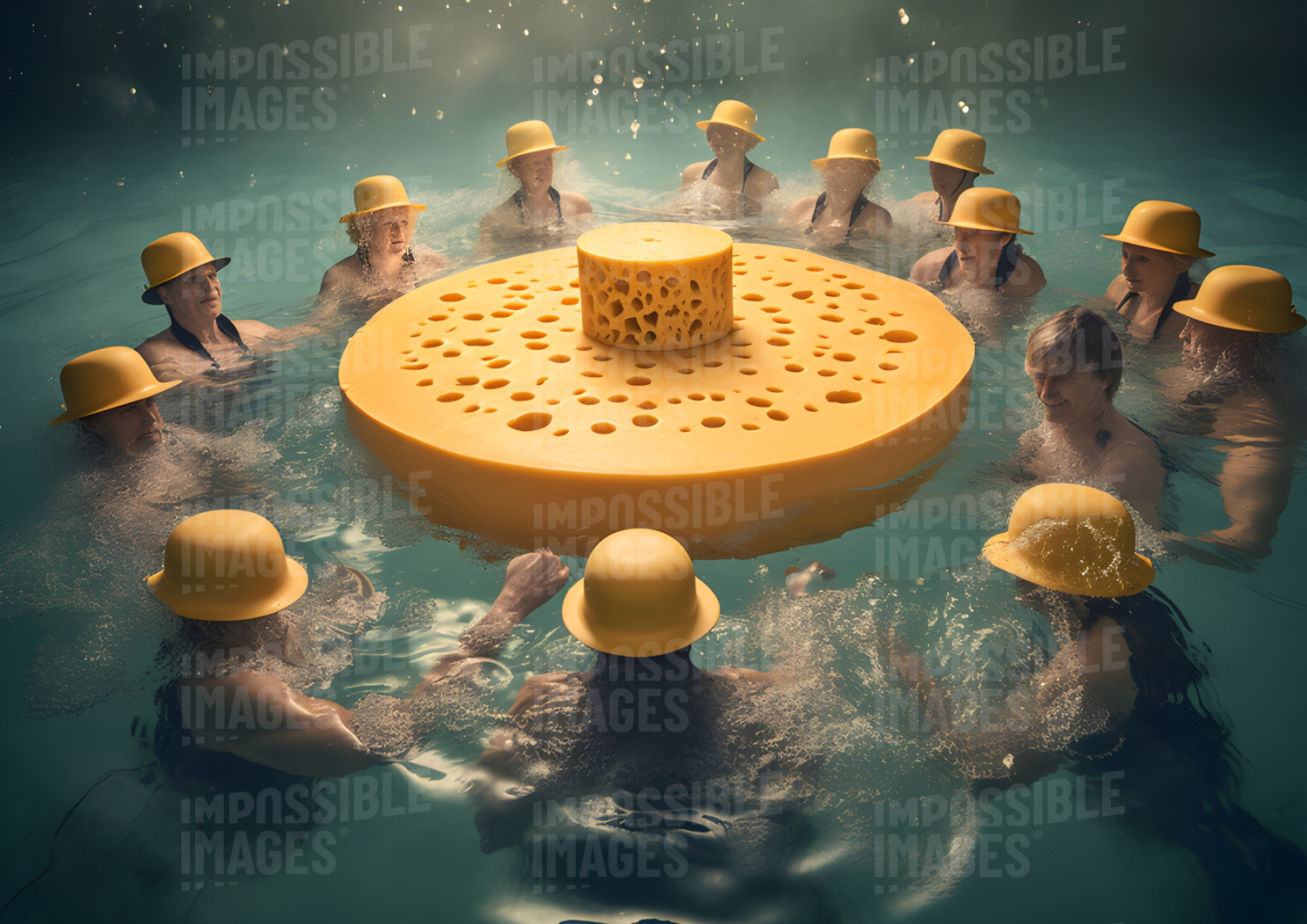 Celebrating the love of cheese and swimming - Impossible Images ...