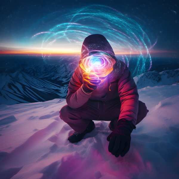 Strange man with a portal for a face - Impossible Images - Unique stock ...