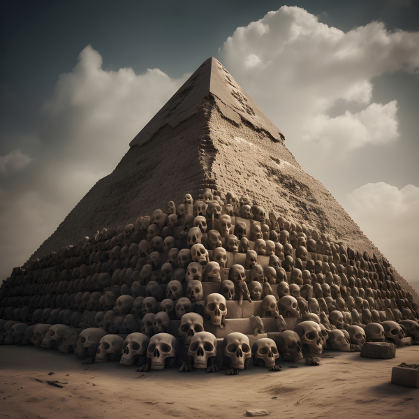 Pyramid of skulls - Impossible Images - Unique stock images for ...