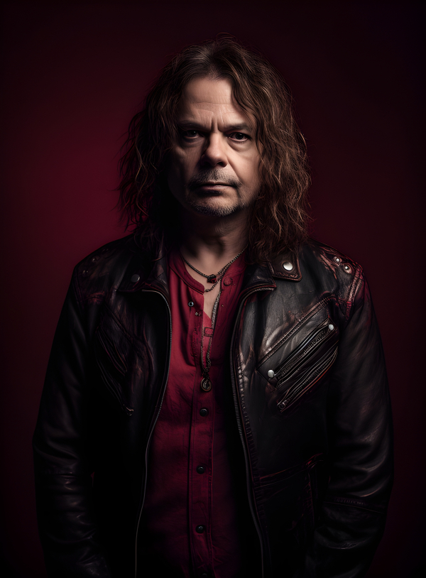 Male heavy metal performer portrait - Impossible Images - Unique stock ...