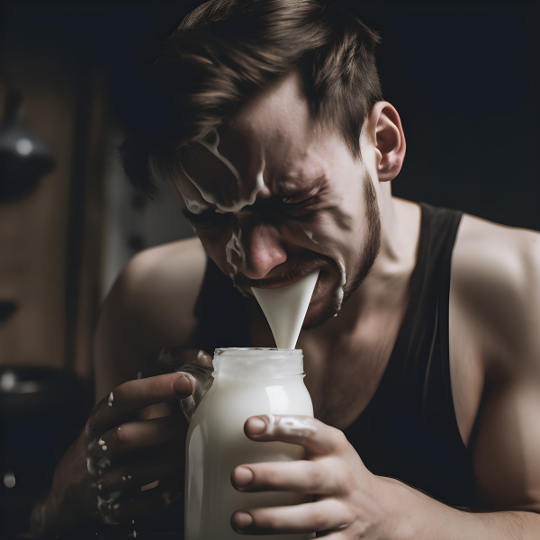 A man crying over spilt milk - Impossible Images - Unique stock images ...