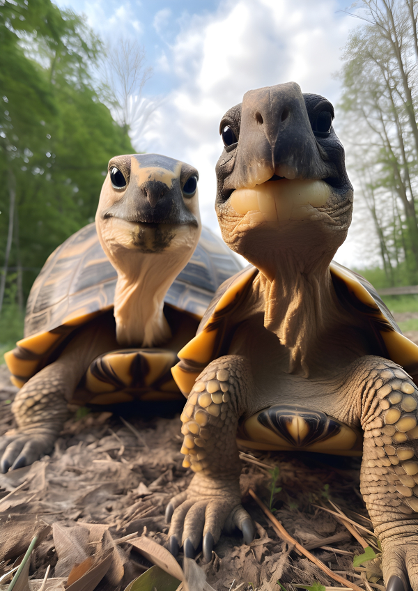 Tortoise selfie - Impossible Images - Unique stock images for commercial use.