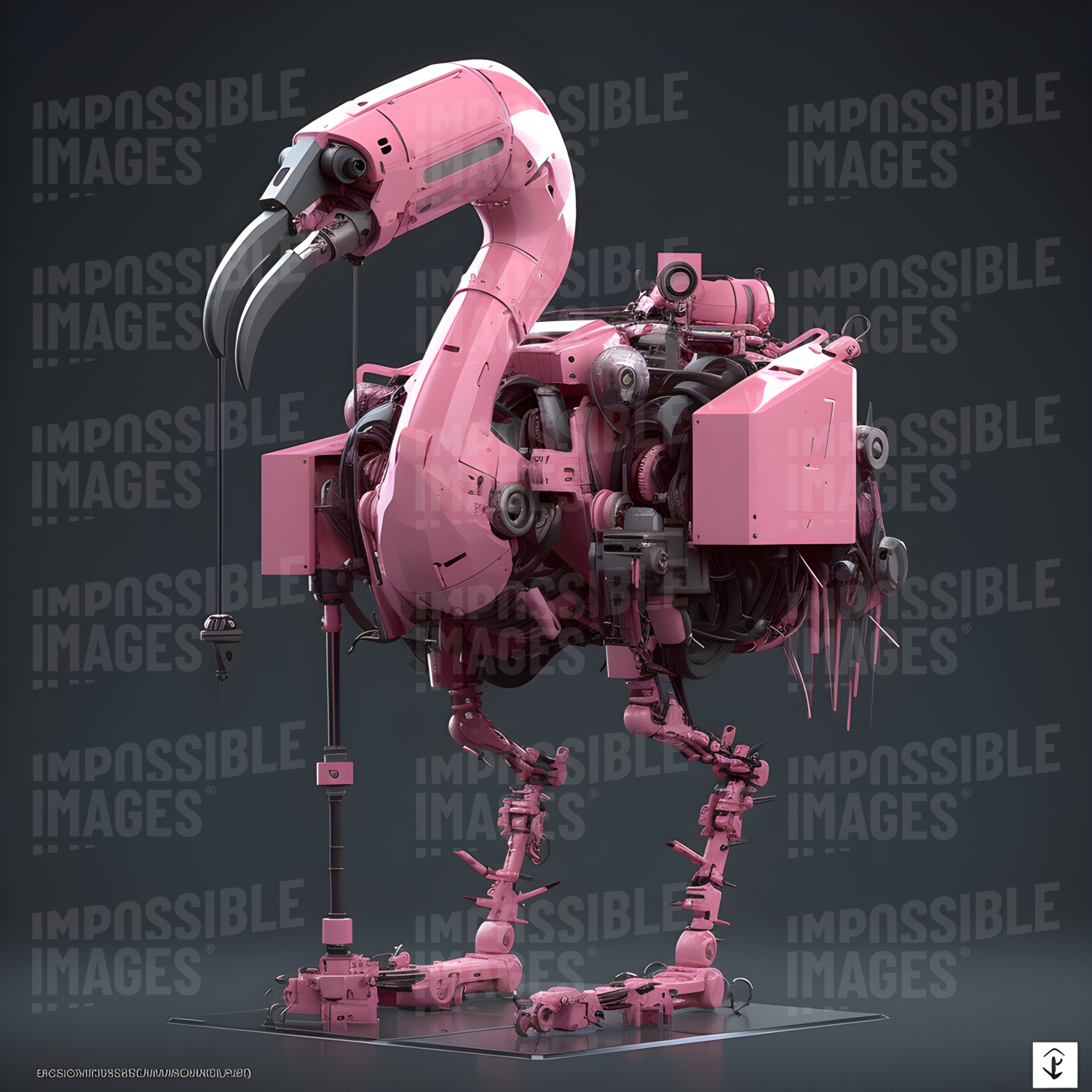 Robotic flamingo - Impossible Images - Unique stock images for ...
