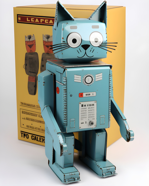 1950s robot-cat - Impossible Images - Unique stock images for ...