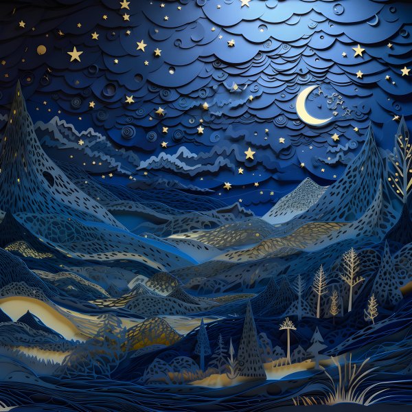 Papercraft night sky - Impossible Images - Unique stock images for ...
