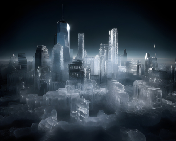 A city made of ice - Impossible Images - Unique stock images for ...