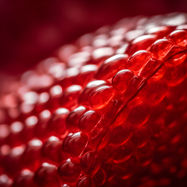 Close-up of red bubble wrap - Impossible Images - Unique stock images ...