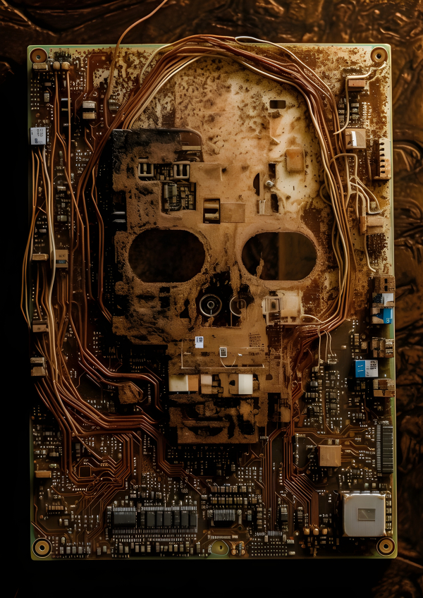 Circuit board Skull - Impossible Images - Unique stock images for ...