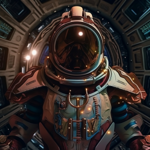 A Rhino astronaut floating in space - Impossible Images - Unique stock ...