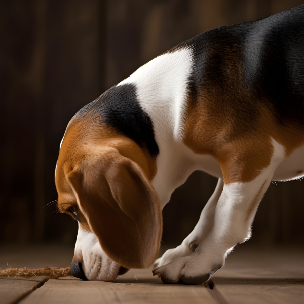 Beagle sniffing the floorboards - Impossible Images - Unique stock ...