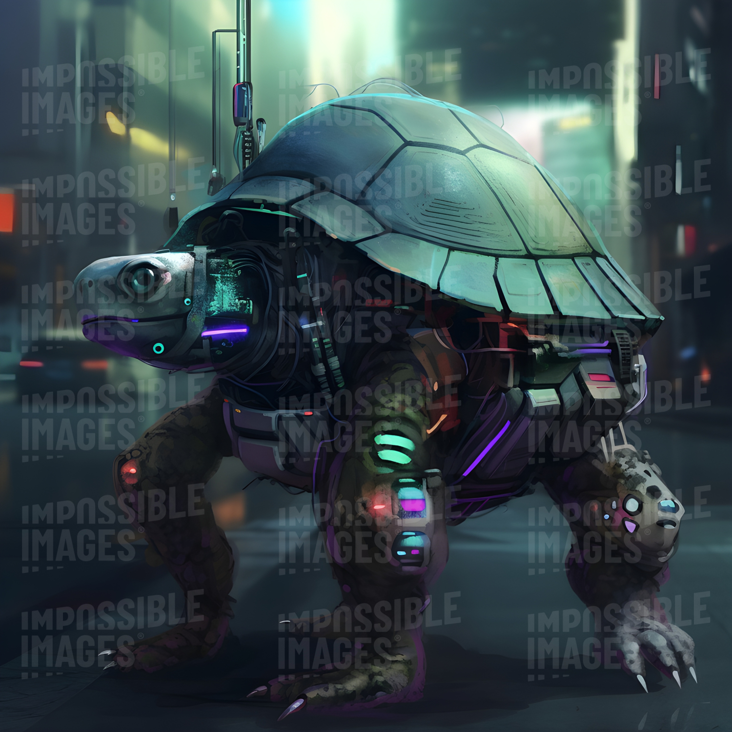 A Cyborg Turtle. - Impossible Images - Unique stock images for ...