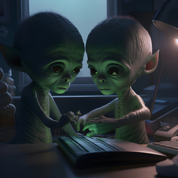 Cute looking Aliens. - Impossible Images - Unique stock images for ...