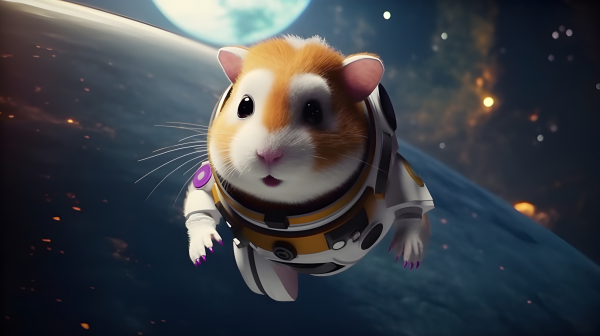 A hamster in space - Impossible Images - Unique stock images for ...