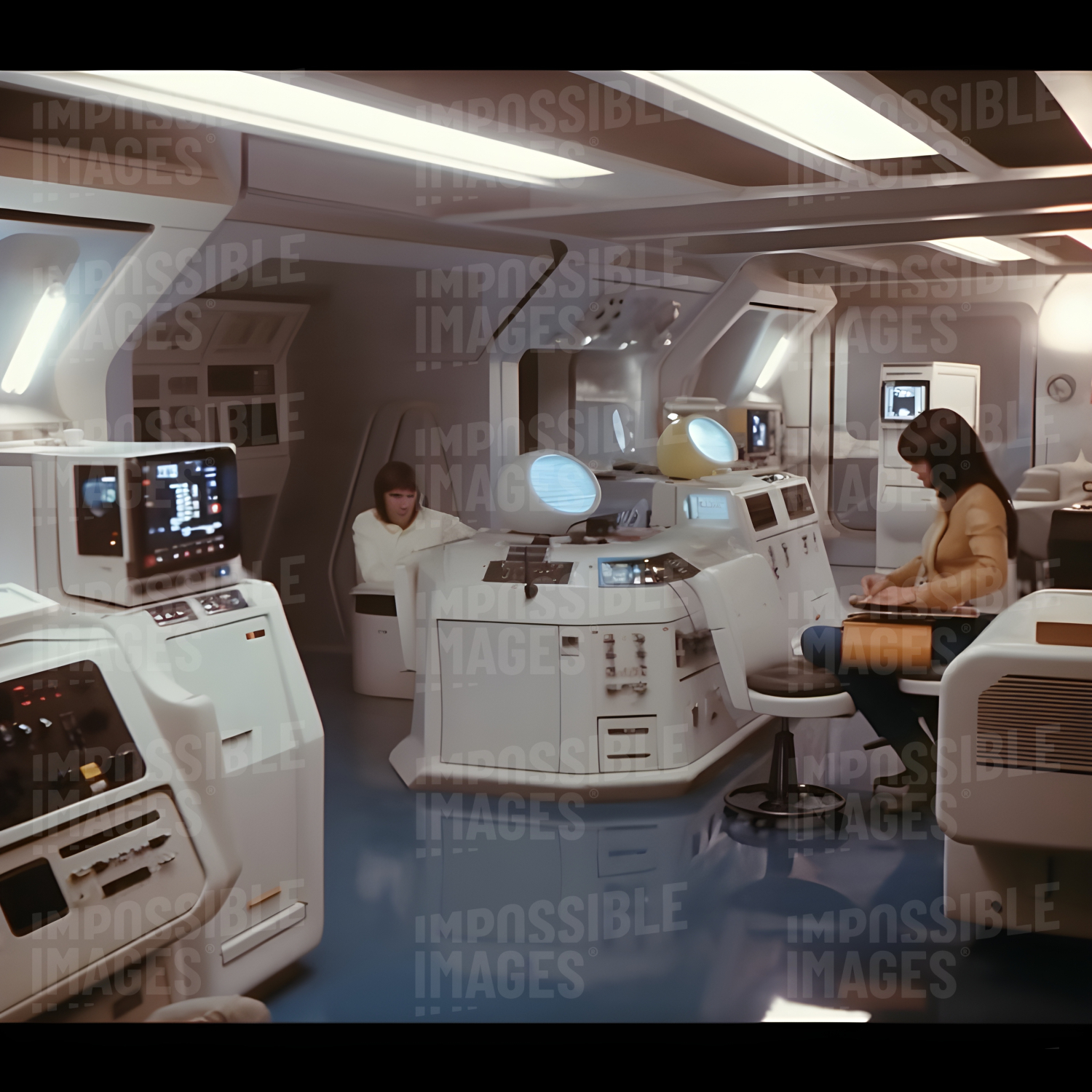 A 1980s sci fi space ship. - Impossible Images - Unique stock images ...