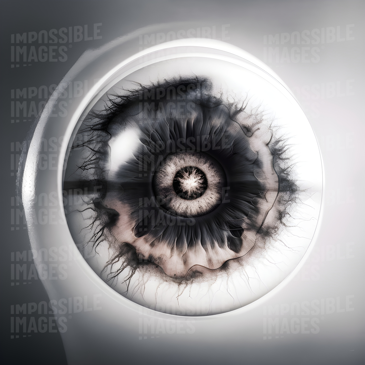 Inverted colour-scale of an eye - Impossible Images - Unique stock ...