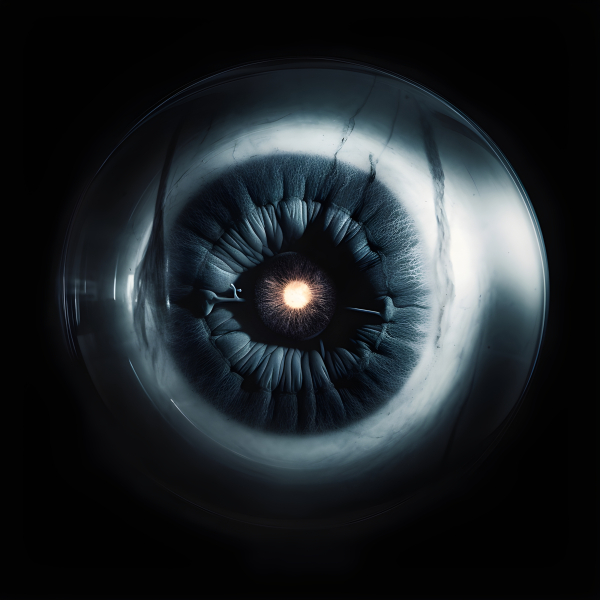 Negative x-ray of an eyeball - Impossible Images - Unique stock images ...