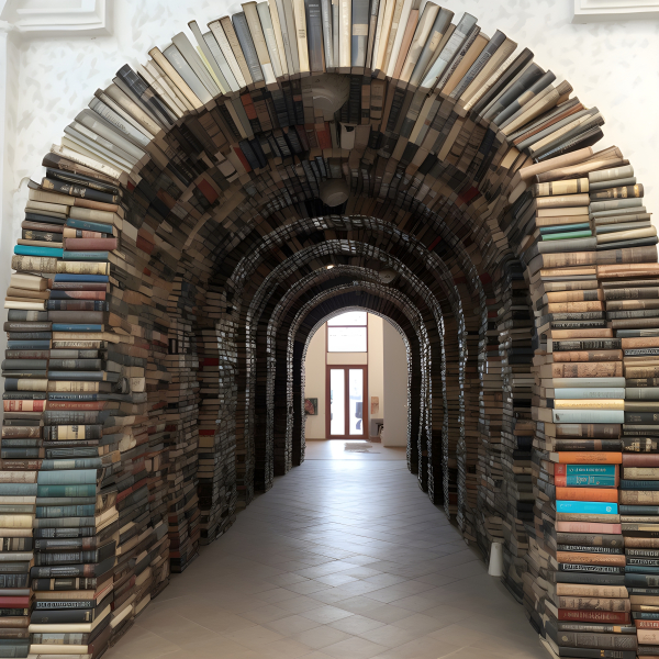 An Archway made of Books - Impossible Images - Unique stock images for ...
