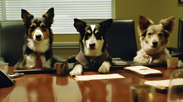 Dogs in a Meeting. - Impossible Images - Unique stock images for ...