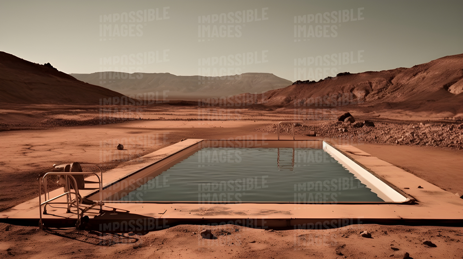 A Swimming Pool on Mars. - Impossible Images - Unique stock images for ...