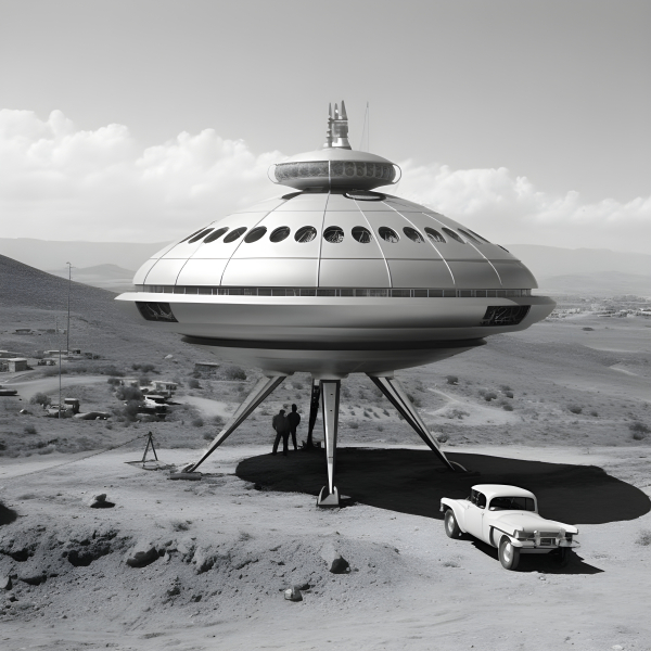 A Space ship from the 1960s. - Impossible Images - Unique stock images ...