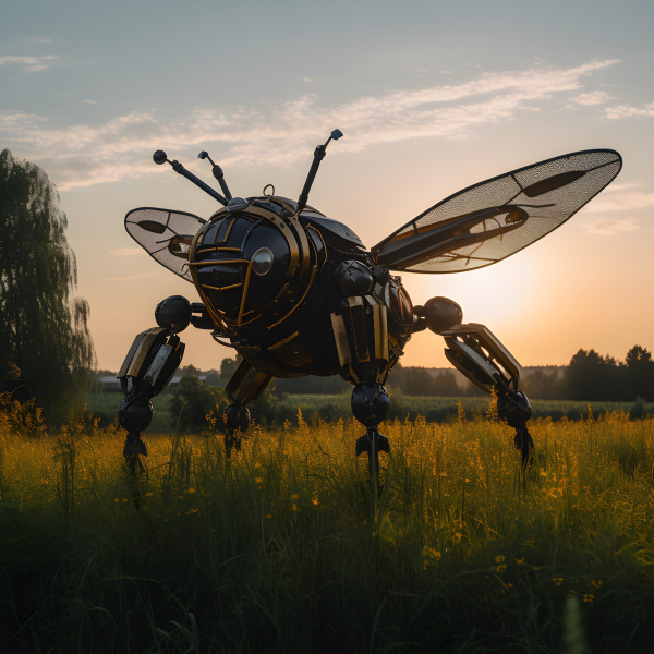 A Giant Robot Bee - Impossible Images - Unique stock images for ...