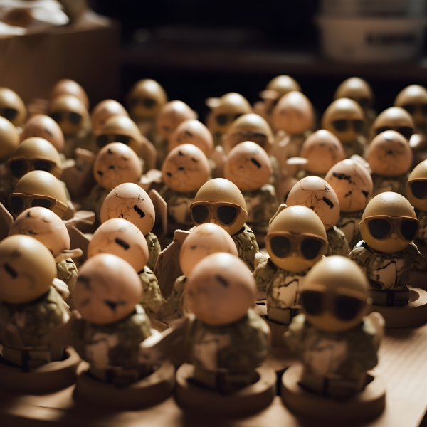 The Egg army come forth - Impossible Images - Unique stock images for ...