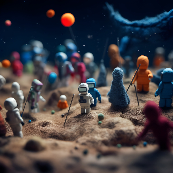 Astronauts discovering a new planet - Impossible Images - Unique stock ...