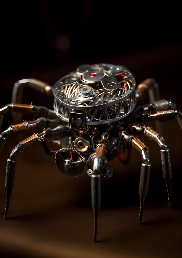 A mechanical spider made of watch parts - Impossible Images - Unique ...