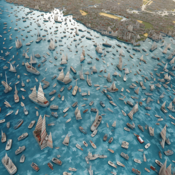 A sea full of boats - Impossible Images - Unique stock images for ...