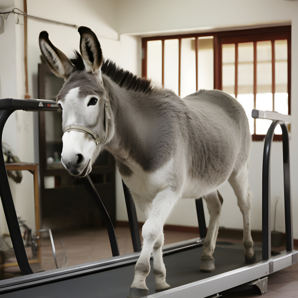 A donkey on a treadmill - Impossible Images - Unique stock images for ...