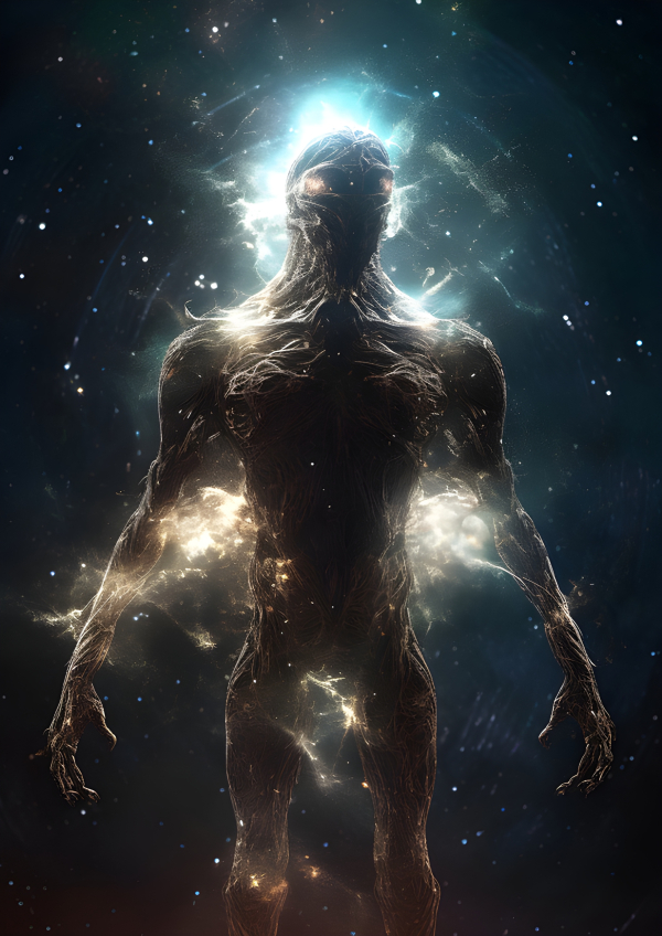 A ghoulish spectral figure looming out of the darkness - Impossible ...