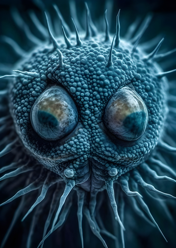 An Evil Virus - Impossible Images - Unique stock images for commercial use.