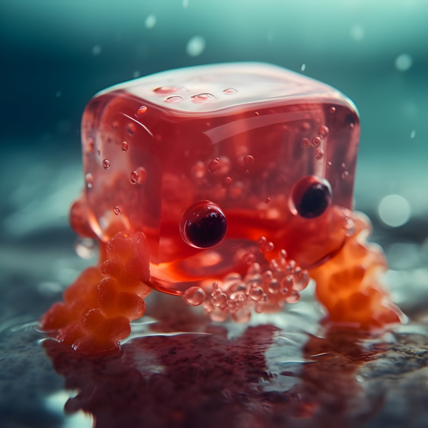 An unusual jello sea creature - Impossible Images - Unique stock images ...