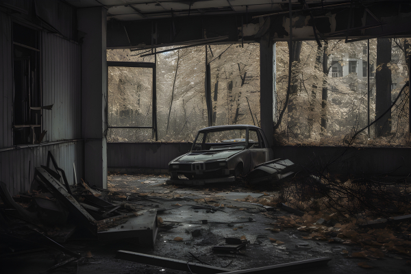 Inside a chernobyl building - Impossible Images - Unique stock images ...