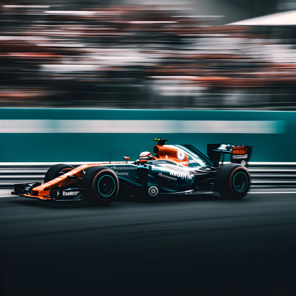 Formula 1 card driving at speed - Impossible Images - Unique stock ...