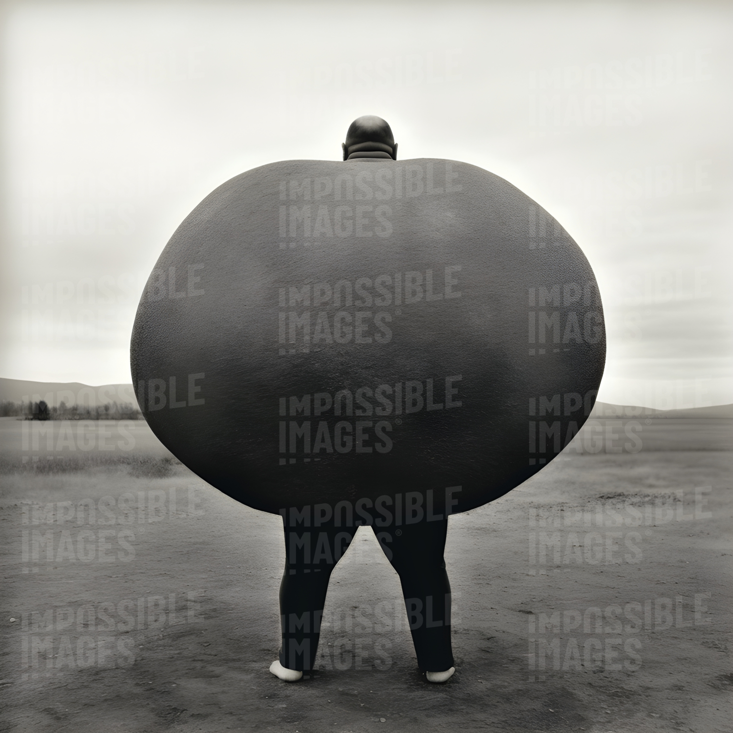 A man with a massive back - Impossible Images - Unique stock images for ...