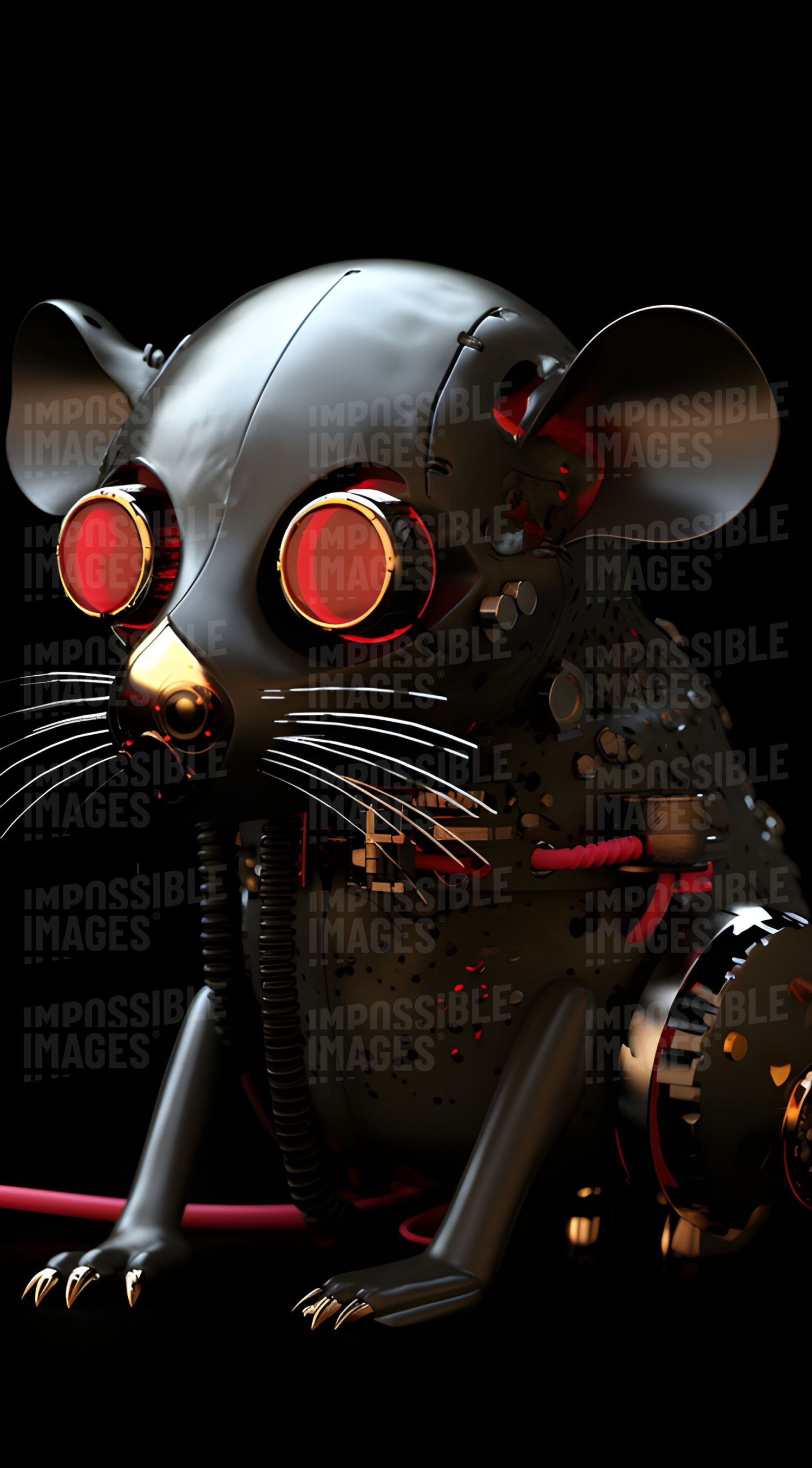 A robot mouse - Impossible Images - Unique stock images for commercial use.