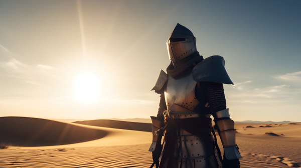 A knight in the desert - Impossible Images - Unique stock images for ...