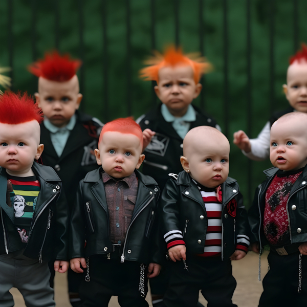 Toddler punk gang - Impossible Images - Unique stock images for ...