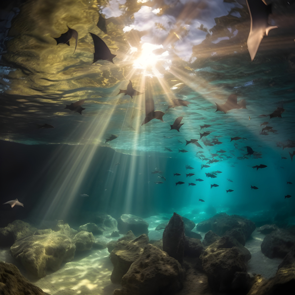 Bats swimming underwater in a tropical lagoon - Impossible Images ...