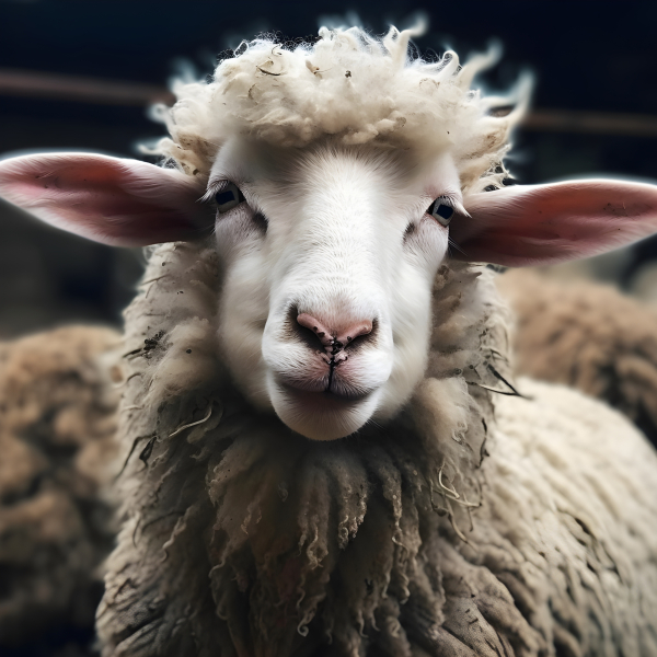 A knowing sheep looking at you - Impossible Images - Unique stock ...