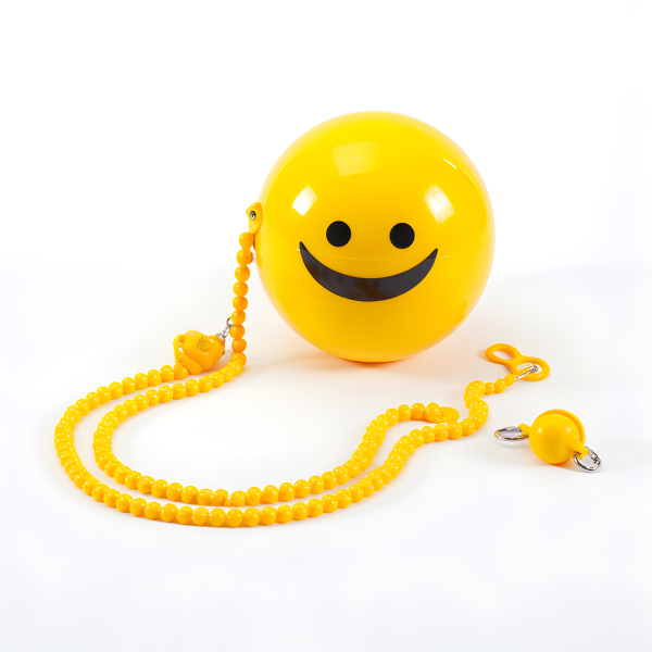 Smiley face ball and chain - Impossible Images - Unique stock images ...