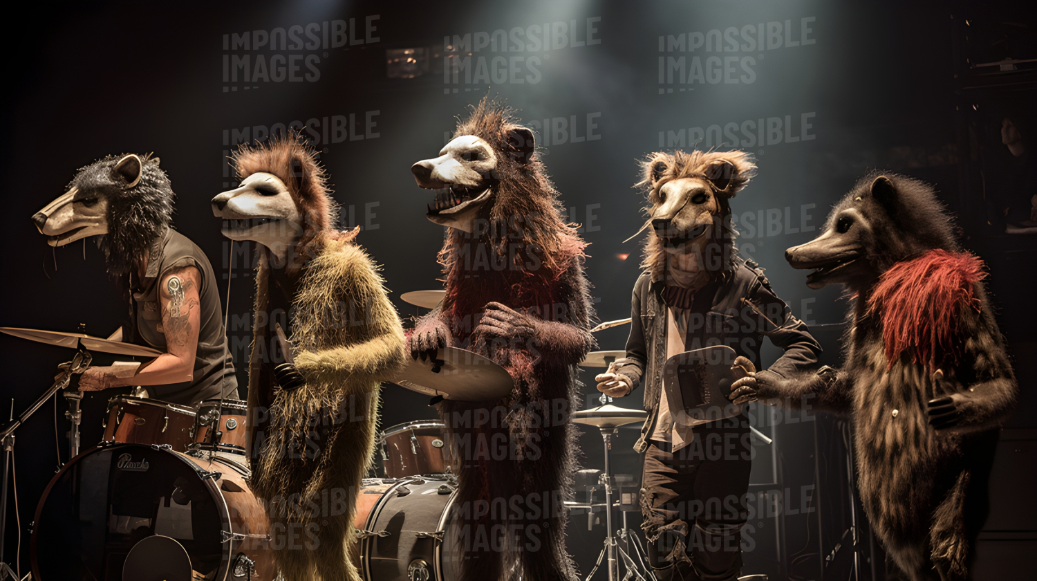 Animal rock band - Impossible Images - Unique stock images for ...