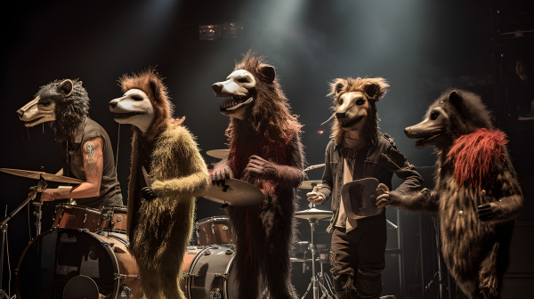 Animal rock band - Impossible Images - Unique stock images for ...