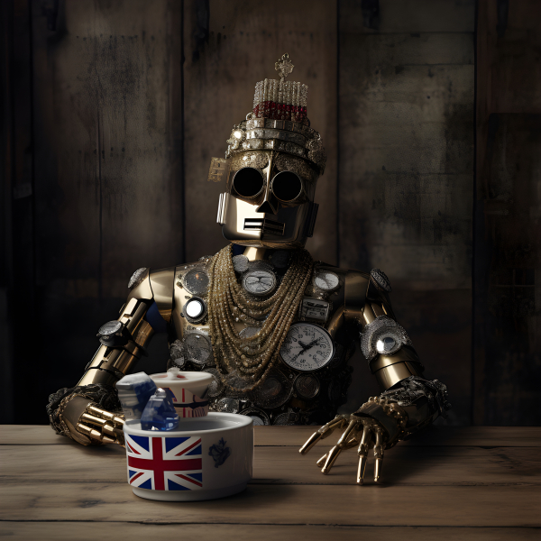 The robot King of England - Impossible Images - Unique stock images for ...