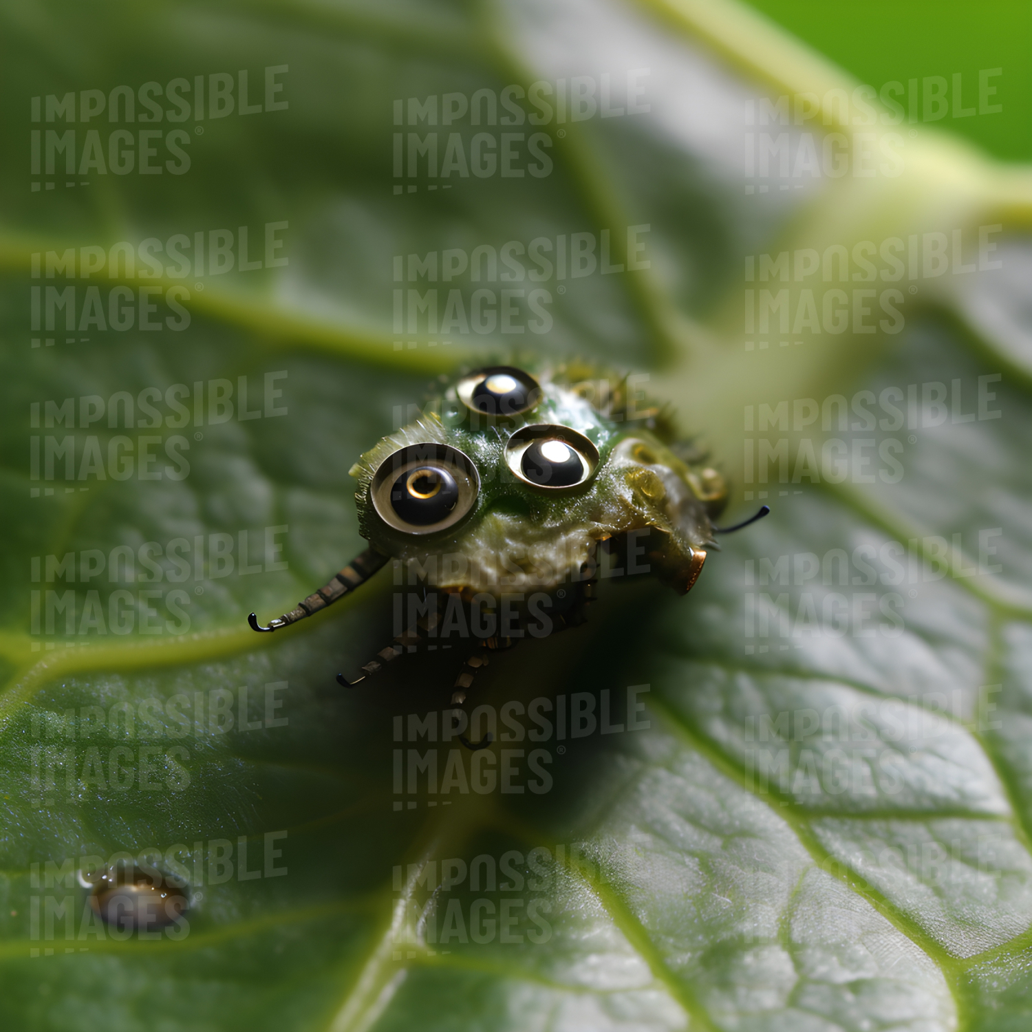 Tiny robot leaf bug - Impossible Images - Unique stock images for ...