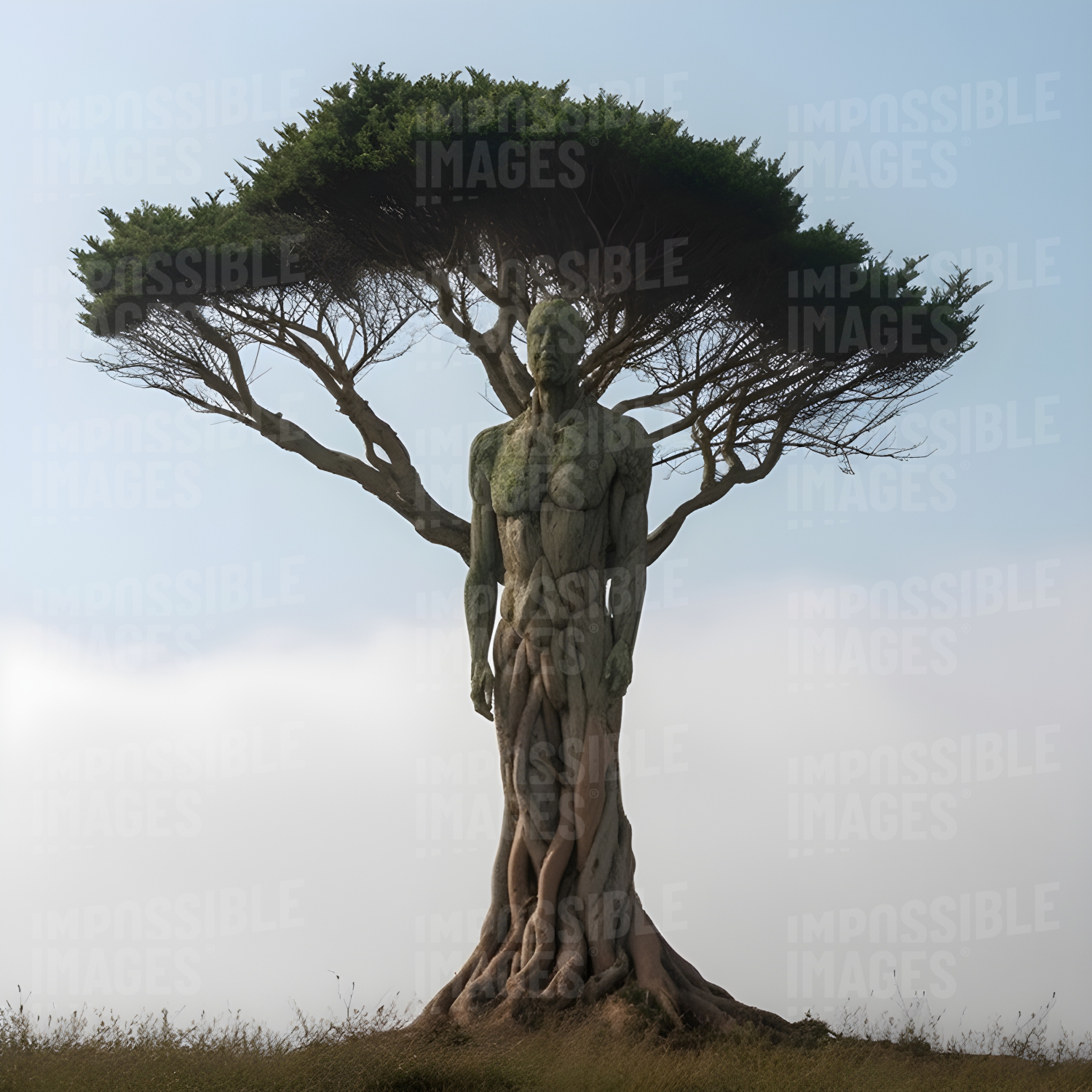 The man tree - Impossible Images - Unique stock images for commercial use.