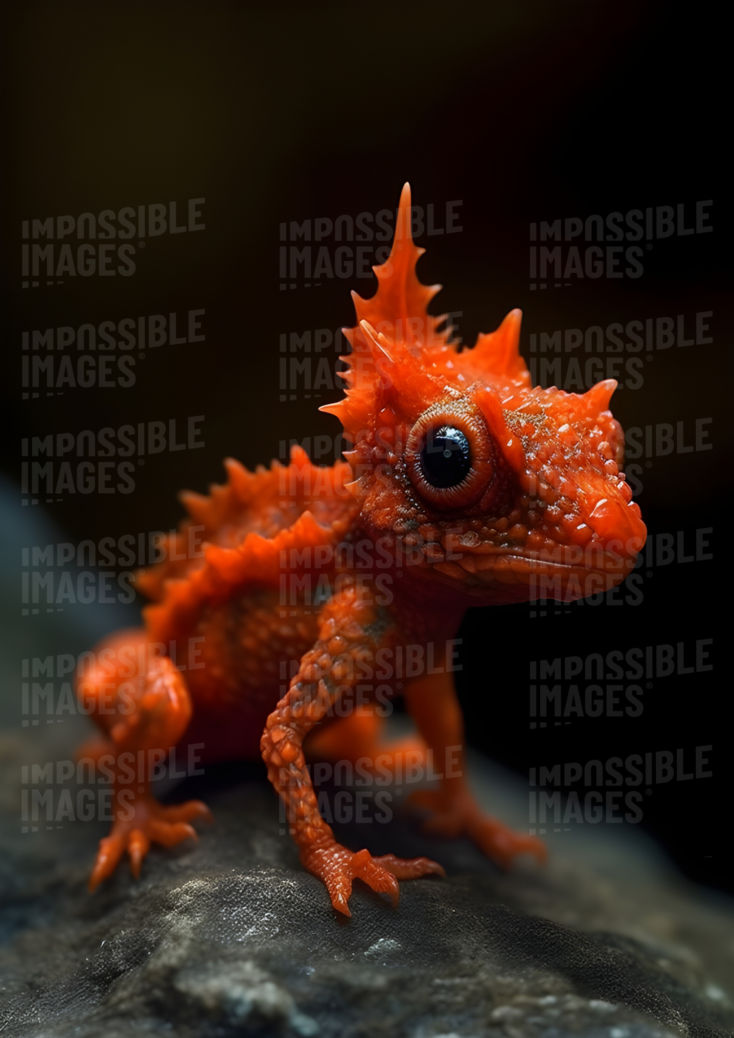 A Newly Hatched Red Dragon - Impossible Images - Unique stock images ...
