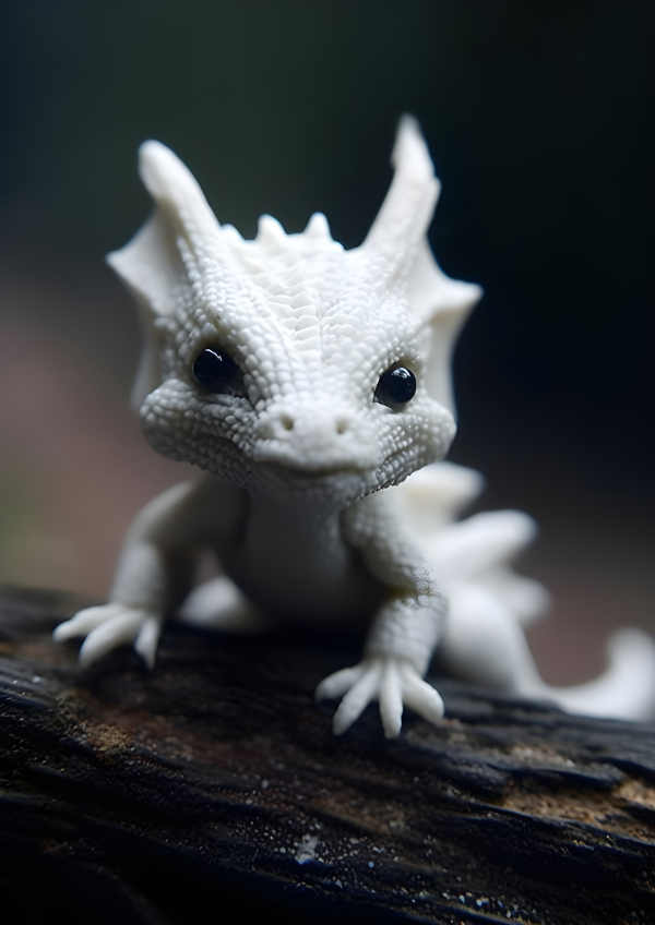 A Tiny Little White Dragon - Impossible Images - Unique stock images ...